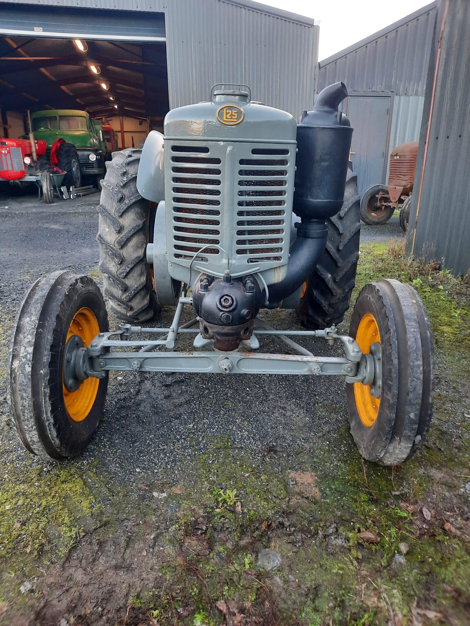 Landini L25 Hot bulb tractor. Restored. Engine needs recommissioning