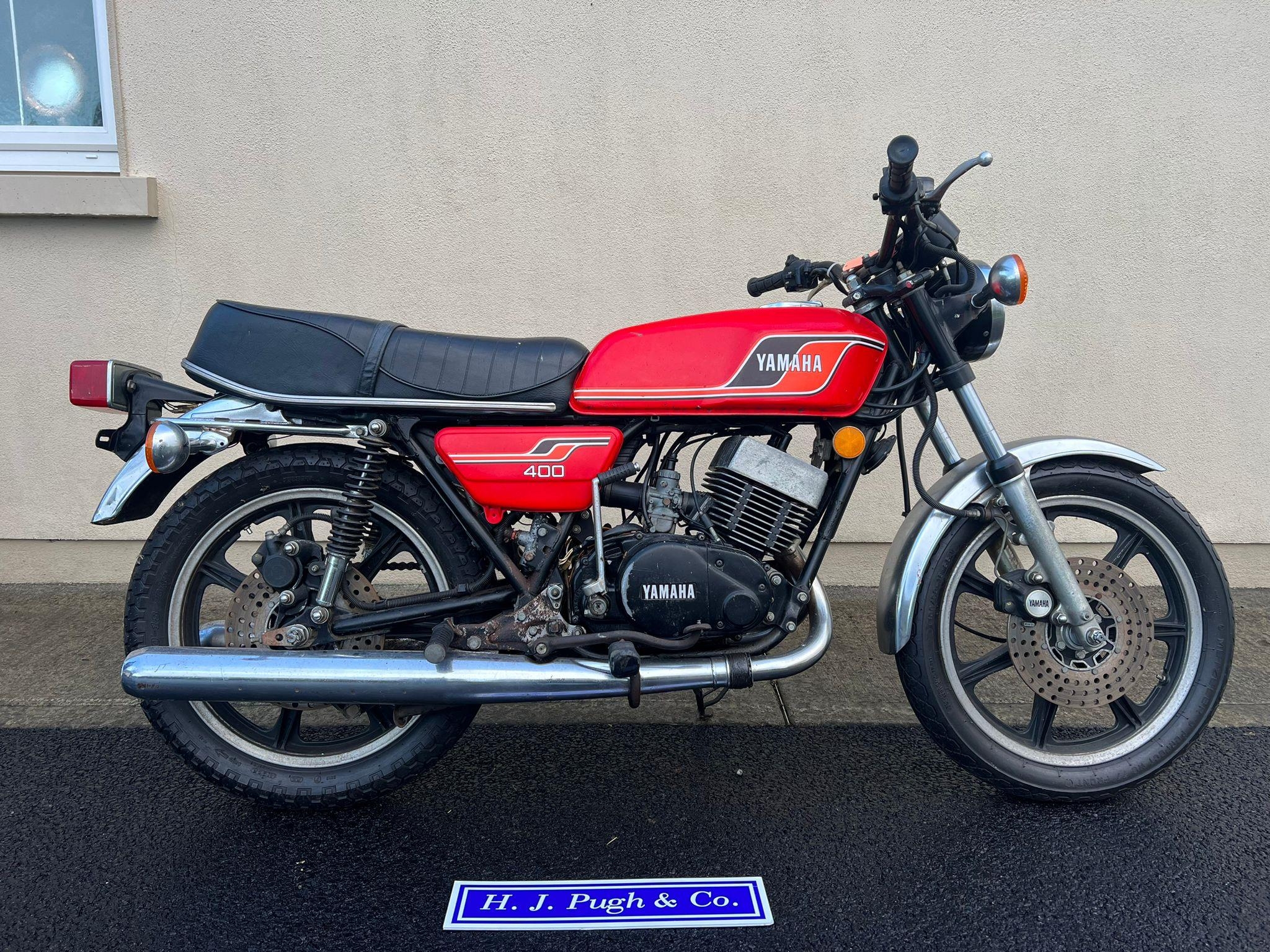 Yamaha RD 400 Motorcycle. 1976. 400cc. Frame no. 1A1-309974 Engine no ...