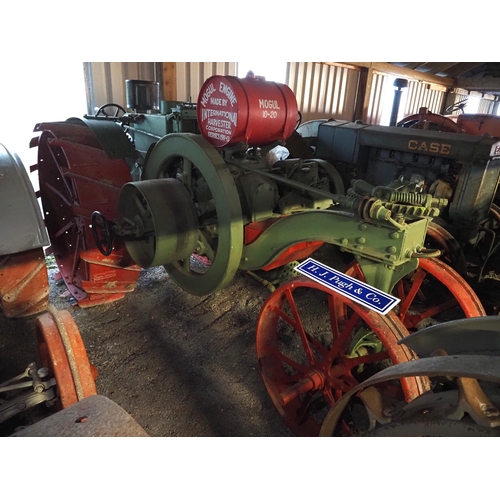 IH 10-20 Mogul tractor. S/n BCT297. Early restoration