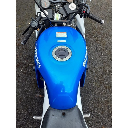 Suzuki RG125 Motorcycle. 1988. Frame no. NF13B 103451 Engine no. F117 104034 Showing 19,880 miles, w