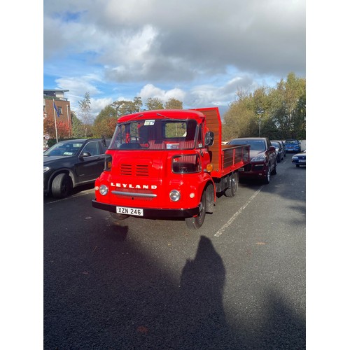 1981 Leyland FG 345 lorry, showing 96,000 miles, drove to the sale site ...