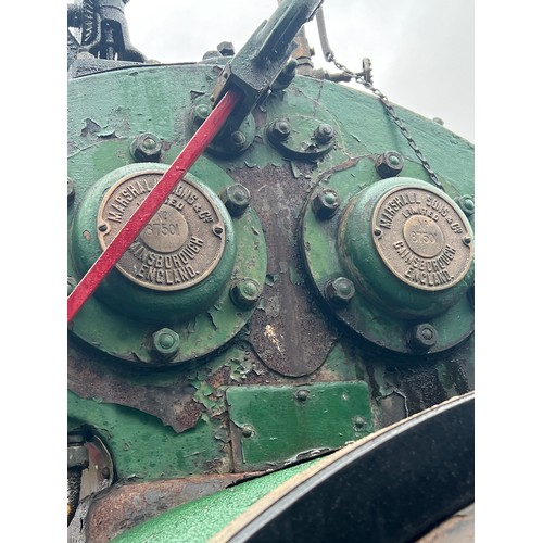 Marshall Portable twin cylinder 18Hp compound steam engine. 1935. S/n ...