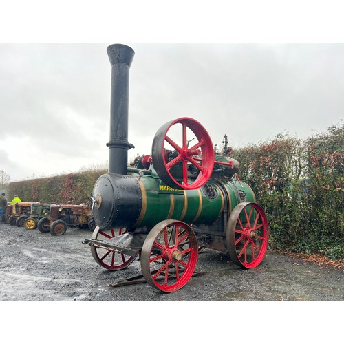 Marshall Portable twin cylinder 18Hp compound steam engine. 1935. S/n ...