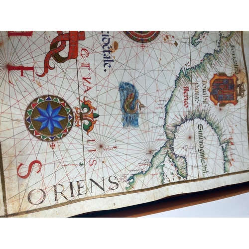 'ATLAS UNIVERSAL' [1565] full-size colour reproduction of Diogo Homem's ...