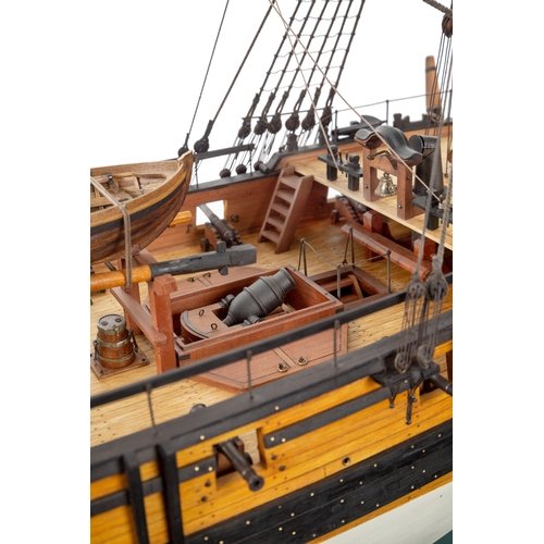 A FINELY DETAILED 1:36 SCALE MODEL FOR THE INFERNAL CLASS BOMB KETCH H ...