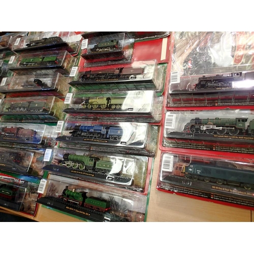 Twenty four Great British locomotive collection of OO scale static cast ...