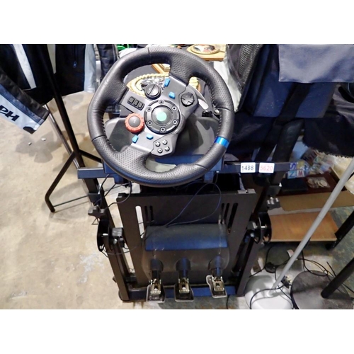 Logitech G29 driving wheel, frame and pedals. Not available for in ...