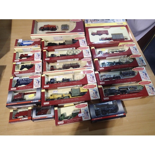 Twenty Trackside OO scale commercial vehicles, various types, including ...