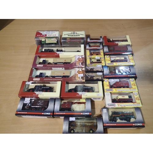 Twenty two OO scale commercial vehicles, Skale Autos, Classix ...