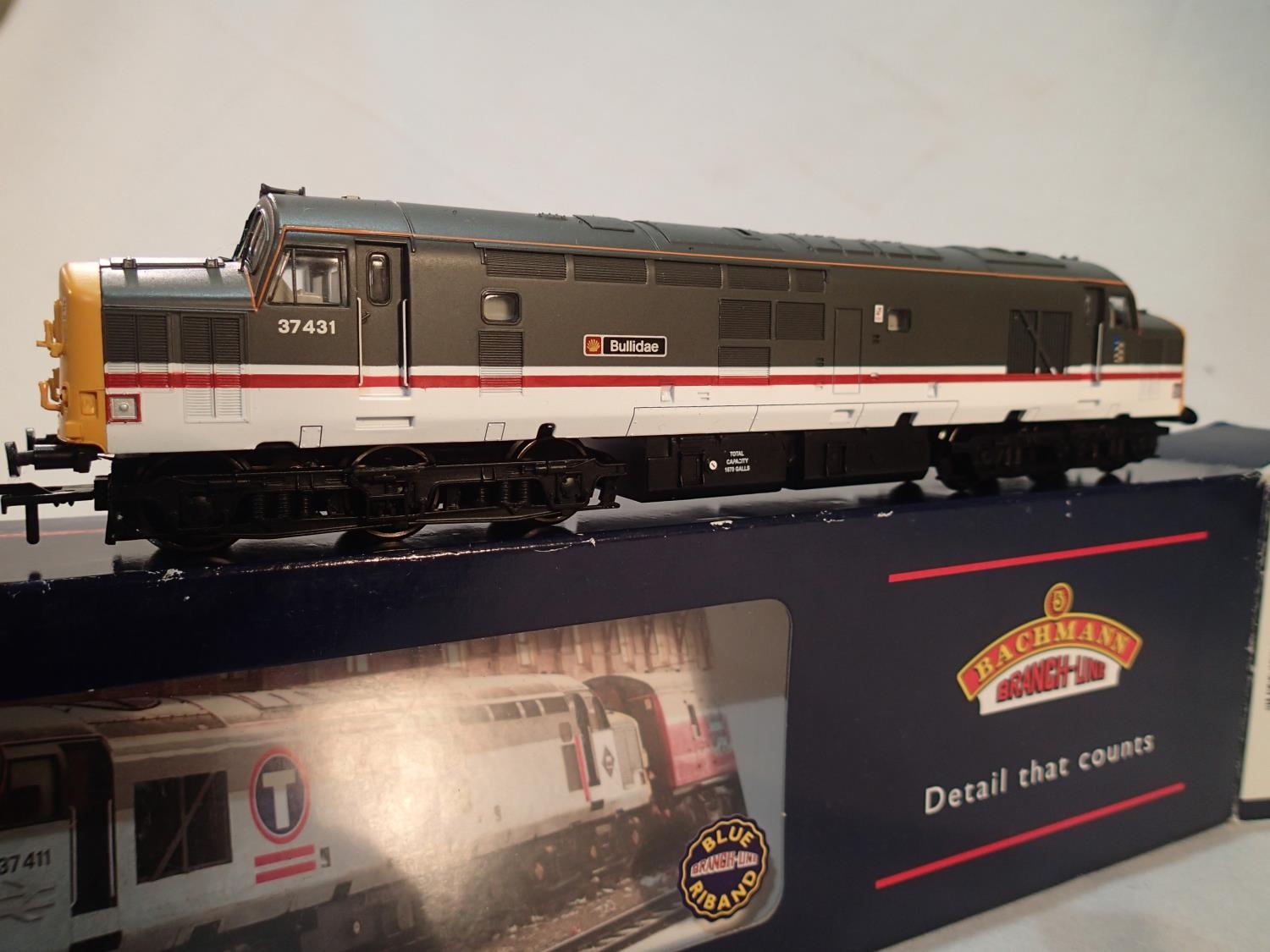 Bachmann 32-378, class 37 diesel, 37431, Bullidae, Intercity livery ...