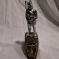 Rover bonnet and car mascot, H: 14 cm. UK P&P Group 1 (£16+VAT for the ...