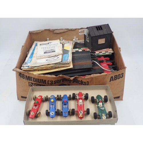 Triang - Scalextric. Unboxed vintage Triang Scalextric sets with track ...