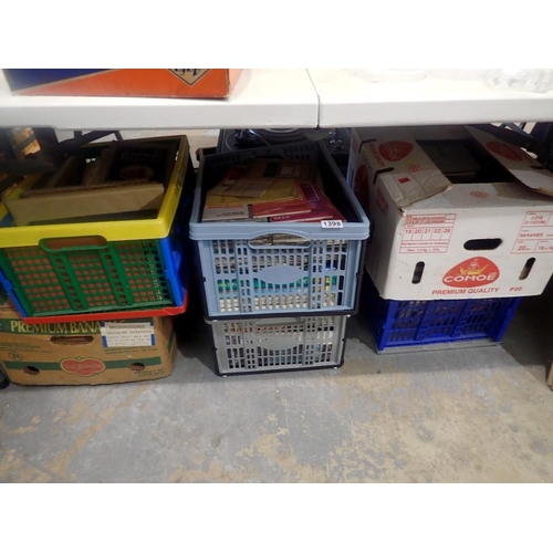 Six boxes of mixed books and maps including military aircraft, railway ...