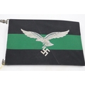 Rare Luftwaffe Mountain Troops vehicle command flag or pennant, in ...