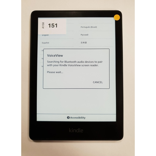AMAZON KINDLE PAPERWHITE 5 E-READER 11th generation, serial number G001 ...