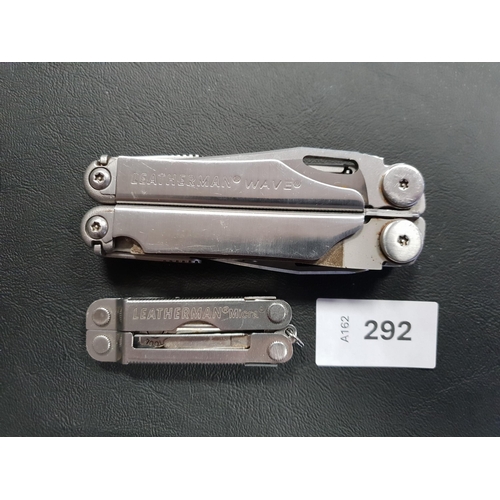 TWO LEATHERMAN MULTI-TOOLS comprising a Wave and a Micra Note: You must ...