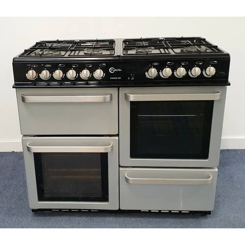 FLAVEL FINESSE 100 RANGE STYLE COOKER with eight gas hobs, fan oven ...