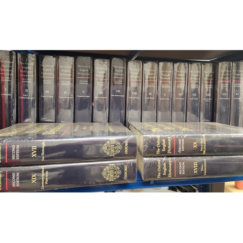 OXFORD ENGLISH DICTIONARY VOL 1-20 Clarendon Press, 1989, each unopened ...