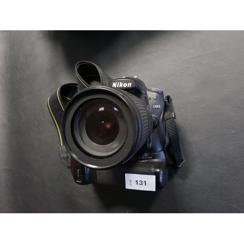 NIKON D90 DSLR CAMERA with Nikon DX AF-S Nikkor 18-105mm lens; and ...
