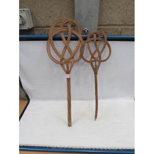 Pair of Carpet Beaters