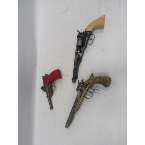 3 Vintage Cap Guns