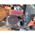 Antique HMV Gramophone + 78 rpm records