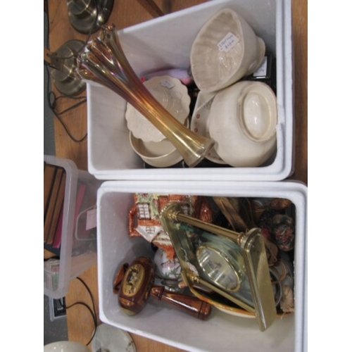 2 Boxes of bric-a-brac
