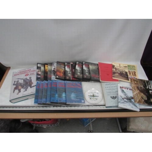 Military books, DVDs etc