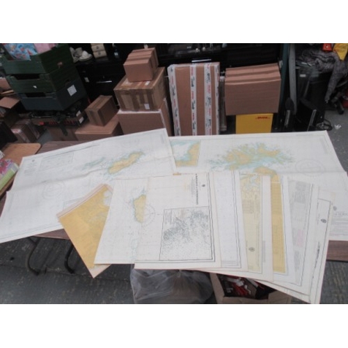 10 Large Vintage Nautical Maps