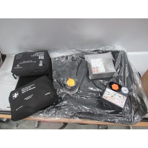 New Polestar mats, first aid + inflation kits