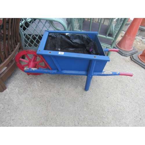 Victorian wheel barrow