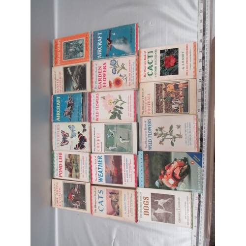 Collection of vintage observers books