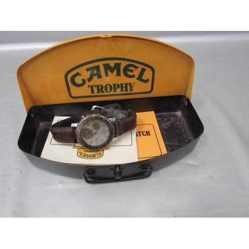 Camel trophy multi-chrono watch in original box