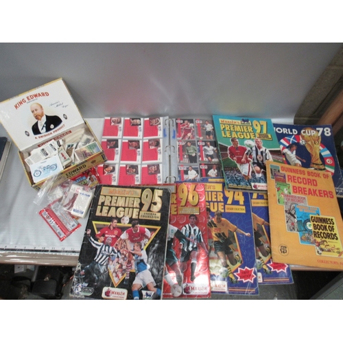 Qty of trading cards stickers etc