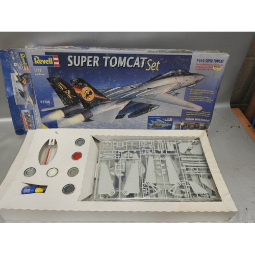 Revell Super Tom Cat kit, sealed parts, box poor