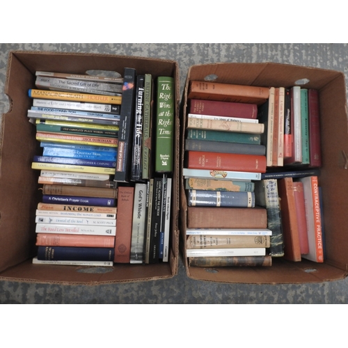 2 boxes of books