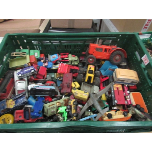 Box of model cars