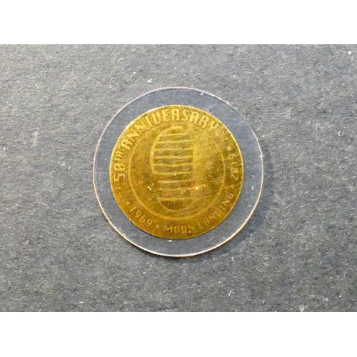 CHAD. 3000 Francs, 2019, 50th anniversary of Apollo 11 moon landing, 1 ...