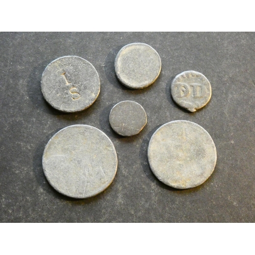 HOP TOKENS. Sussex, Ewhurst, including Daws Family, Soggs Farm ...