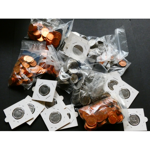 TURKMENISTAN. 1993, first post-soviet coinage issue, including 1 Tenge ...