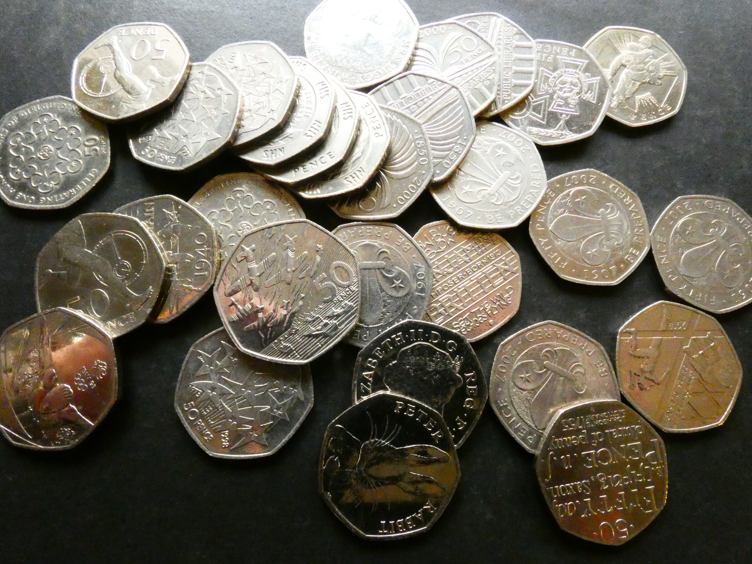 UNITED KINGDOM. 50p, collection of commemorative and special issues ...