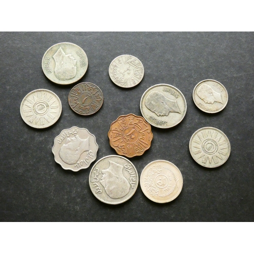 IRAQ. 1 Fils (1953), 10 Fils (1931, 1938 bronze), 20 Fils (1931, 1938I ...