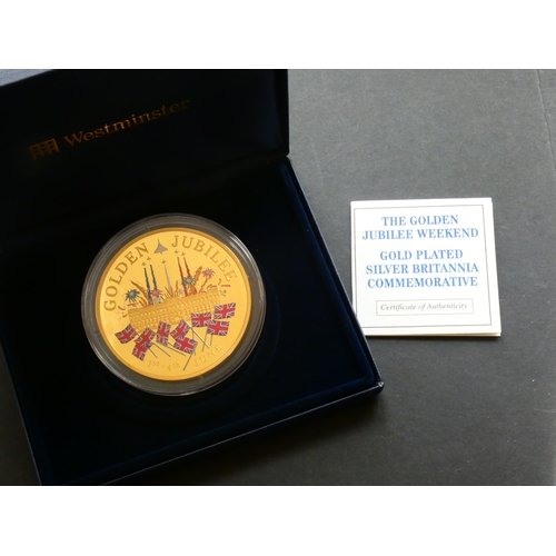 MEDALLIONS, ROYALTY. 2002, Golden Jubilee of coronation of Elizabeth II ...