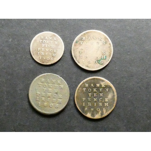 TOKENS. Ireland, George III of the United Kingdom (1760-1820), silver 5 ...