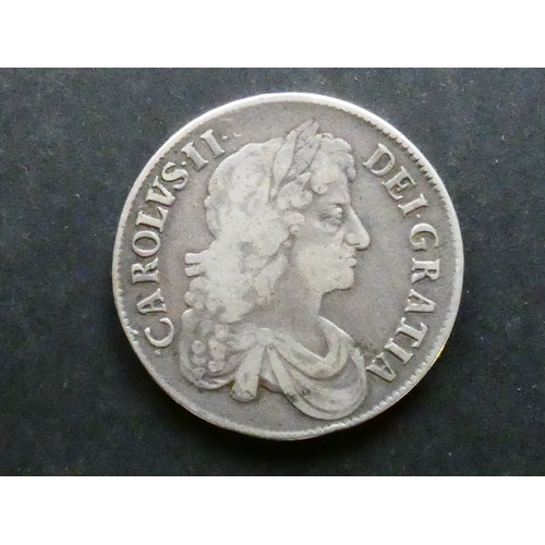 COIN, England, Charles II (1660-1685), silver Crown, 1673, obverse ...