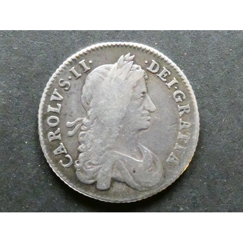 COIN. United Kingdom, Charles II (1660-1685), silver Shilling, 1663 ...