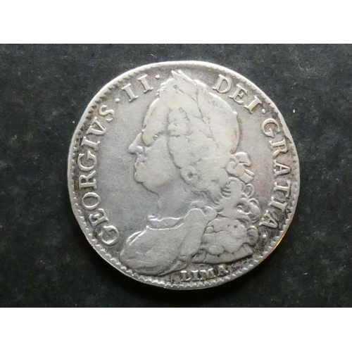 COIN. United Kingdom, George II (1727-1760), silver Halfcrown, 1746 ...