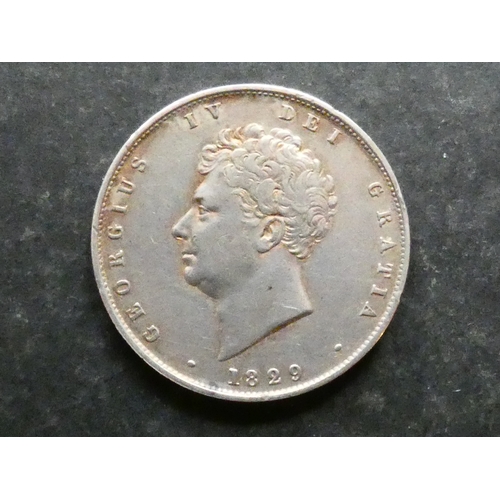 COIN. United Kingdom, George IV (1820-1830), silver Halfcrown, 1829, S ...