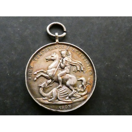 MEDALS & MILITARIA. Army Temperance Association, home organisation, 1 ...