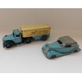 Timpo toys car and Walls ice cream van